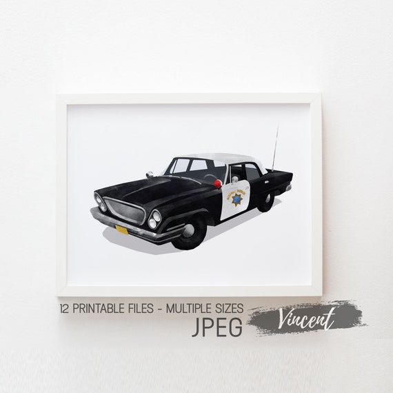 Vintage Police Art