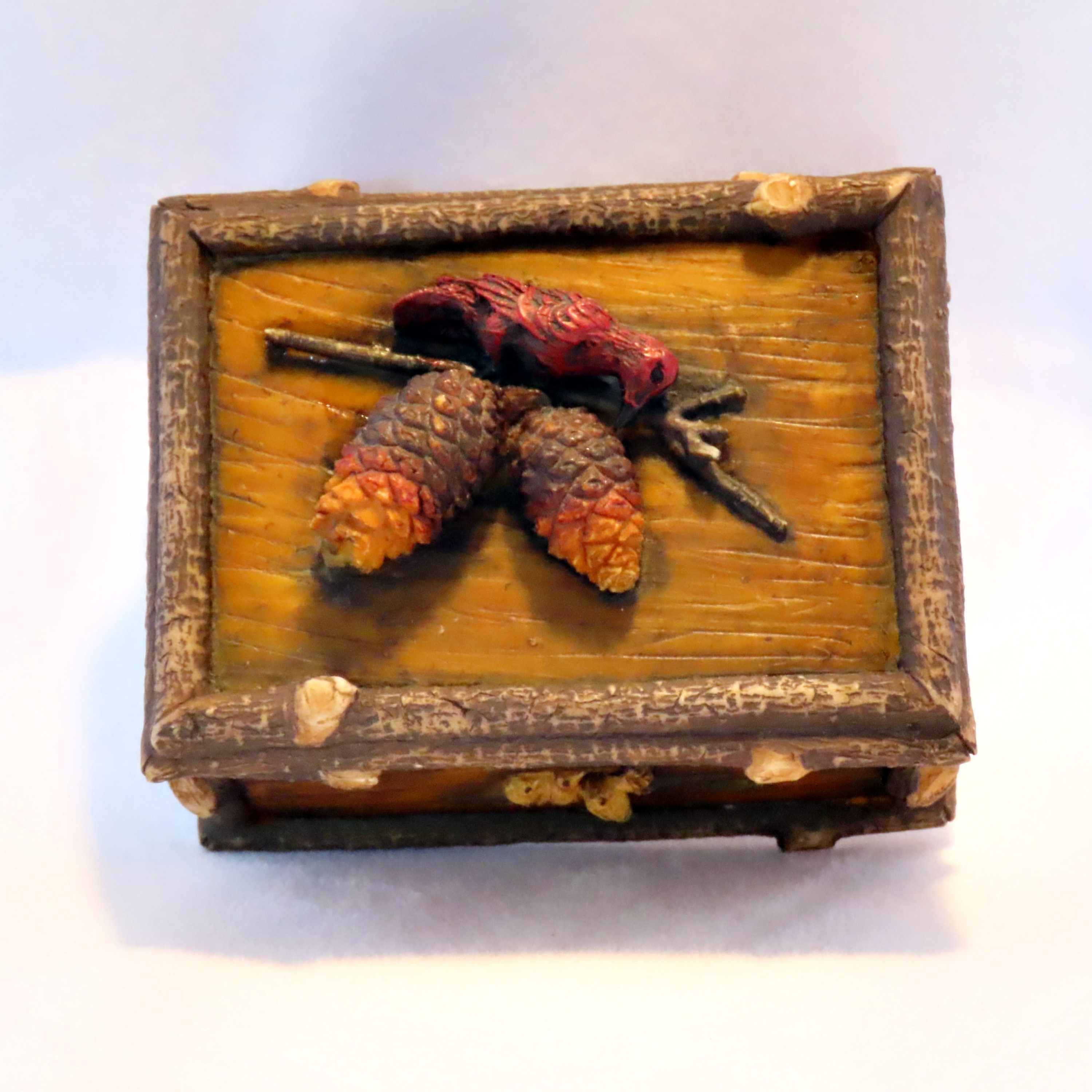 Vintage Dezine Hand-painted Trinket Box - Etsy