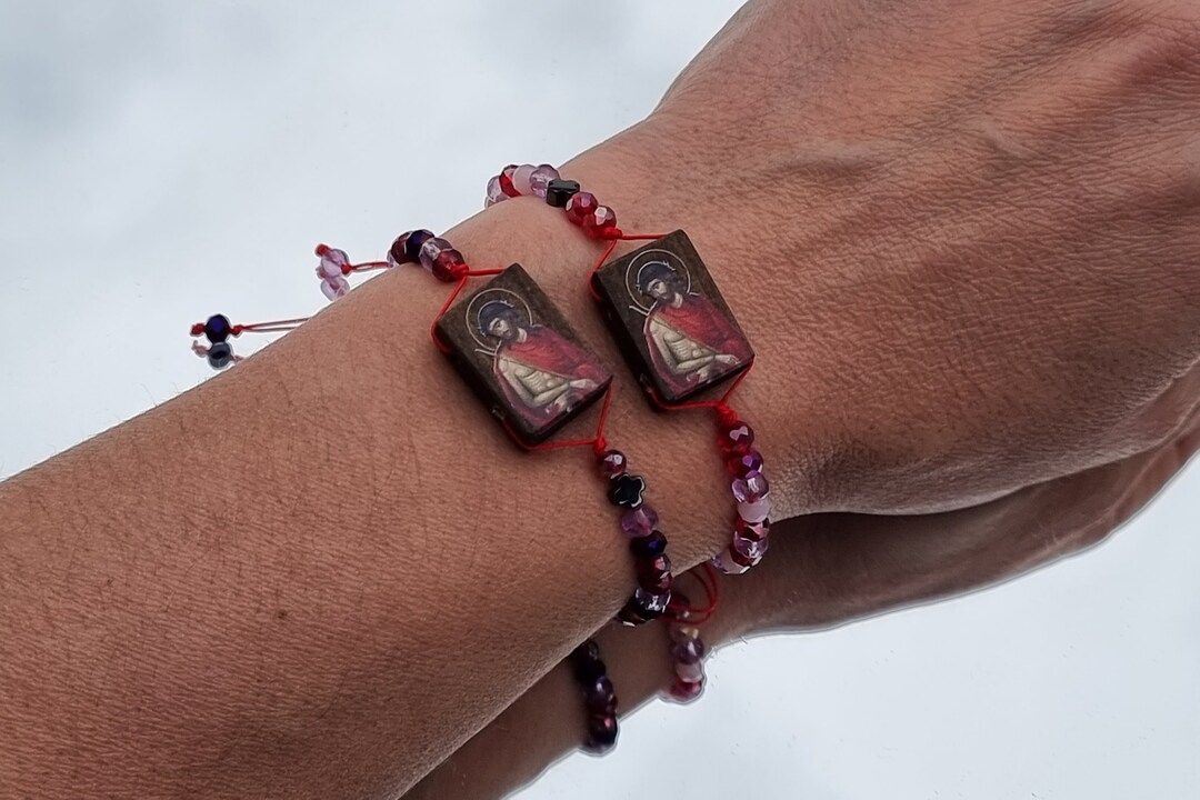 Handmade Bracelet Nymphios Jesus Christ, Religious Charm Jewelry ...