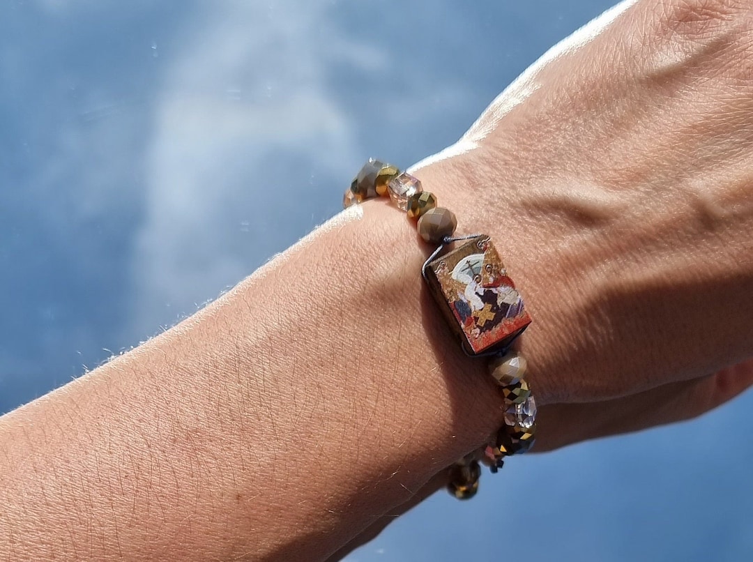 Handmade Bracelet Resurrection, Anastasi, Religious Charm Jewelry ...