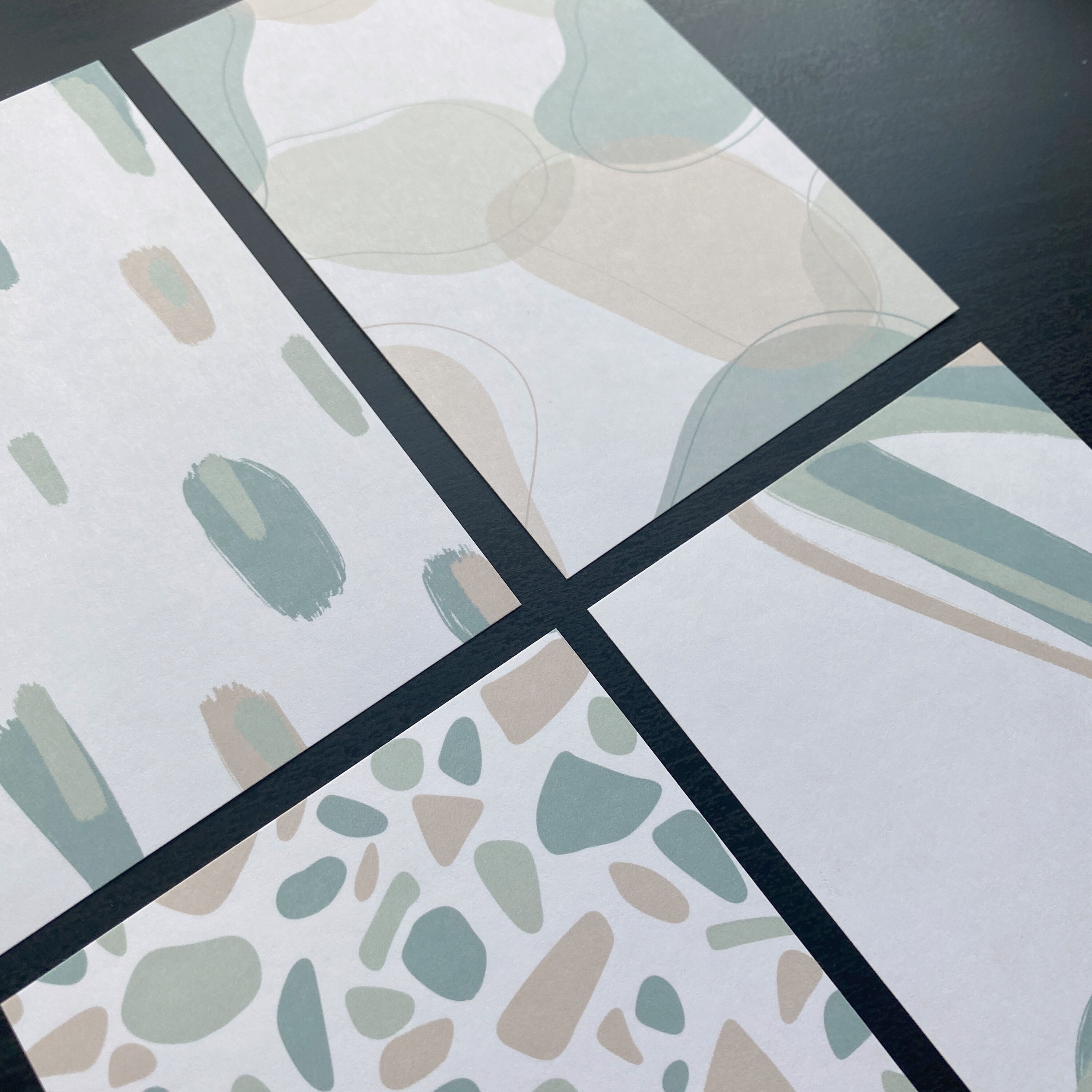 PRINTABLE Personal Dashboard Set Pastel Abstracts - Etsy
