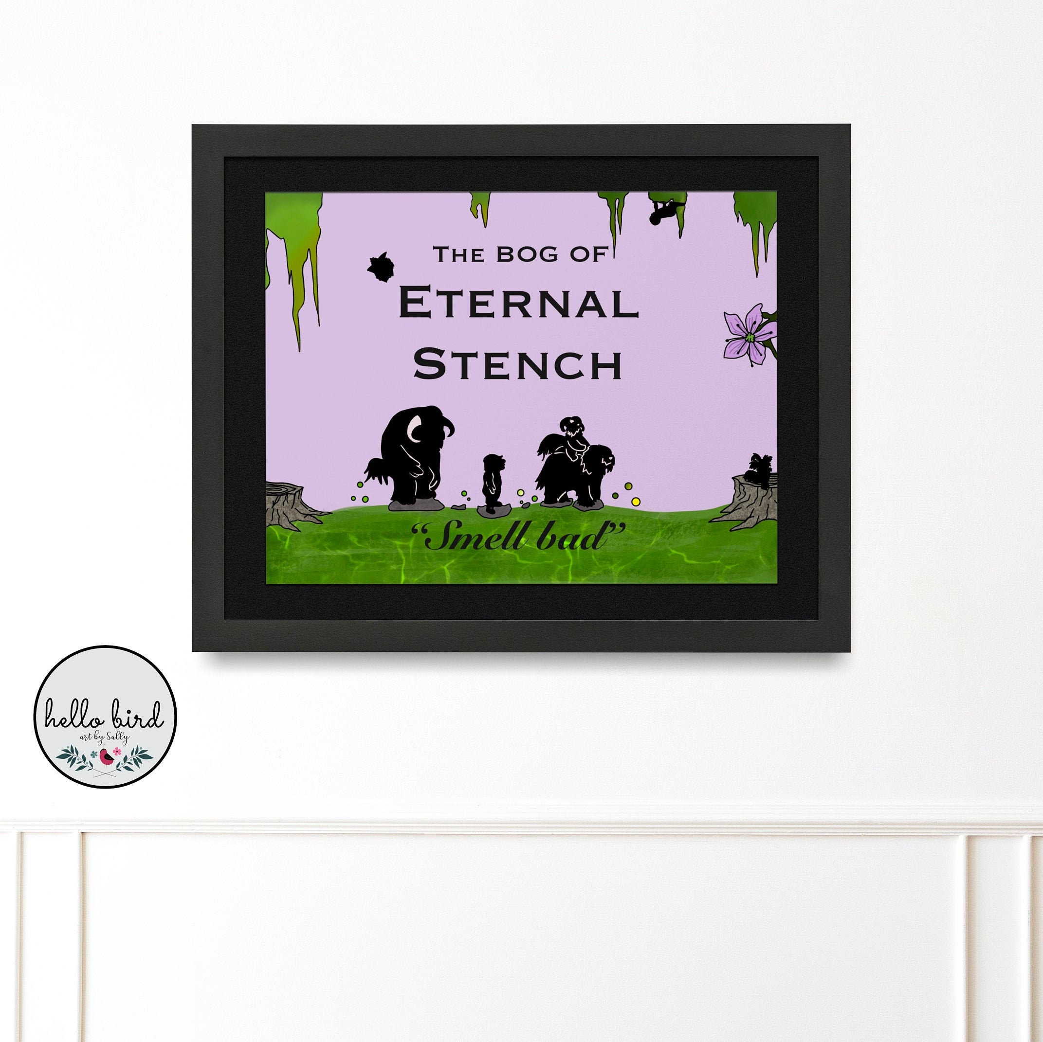 The Bog of Eternal Stench Wall Art Print (unframed) | Labyrinth Movie ...
