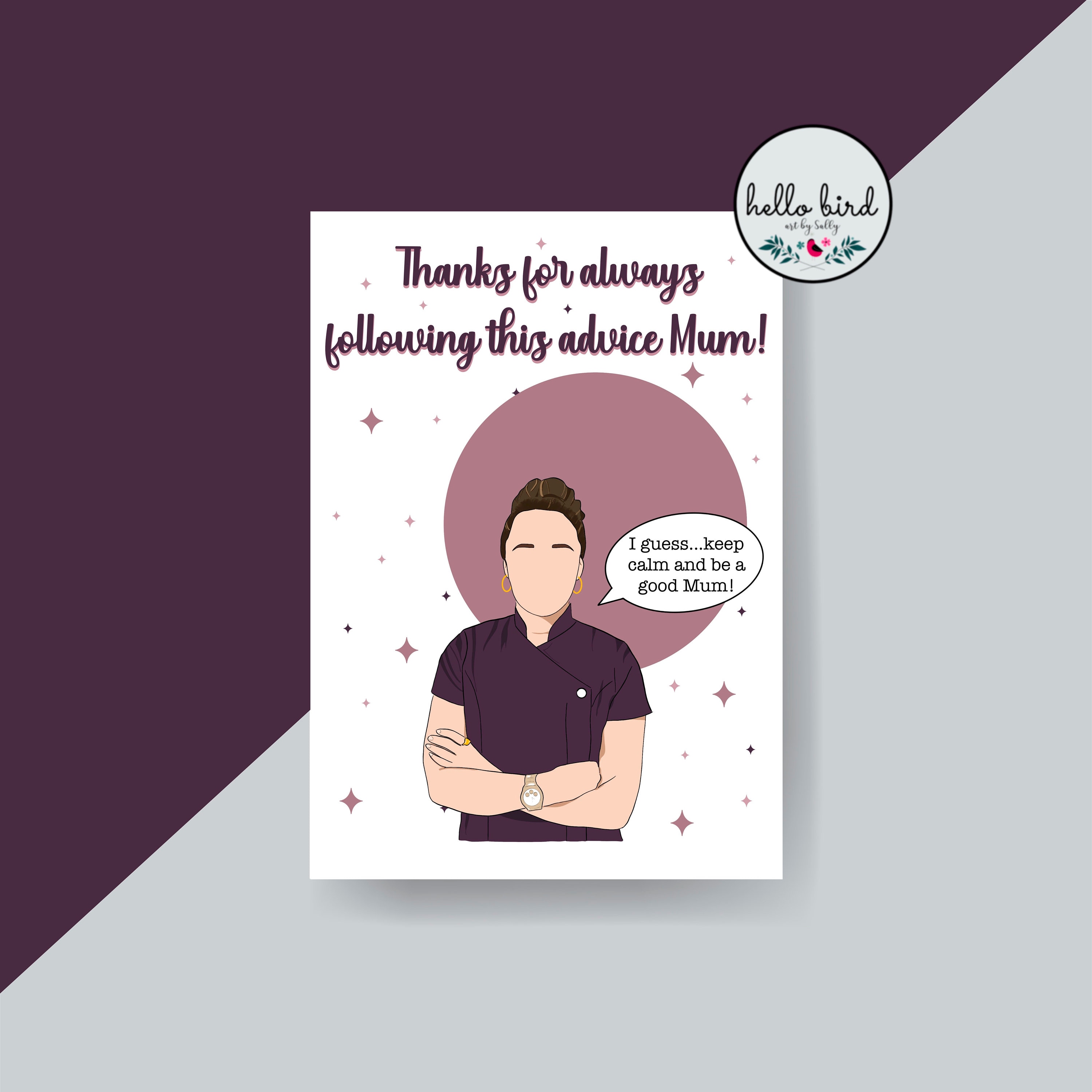 People Just Do Nothing Inspired Mother's Day Card PJDN PJDN Miche ...