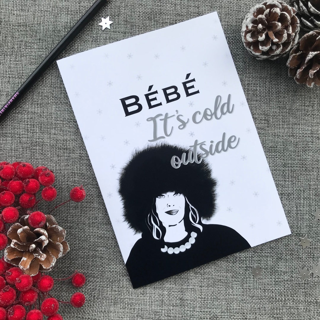 Moira Rose Inspired Bebe Christmas Card Christmas Card A5 Card - Etsy.de