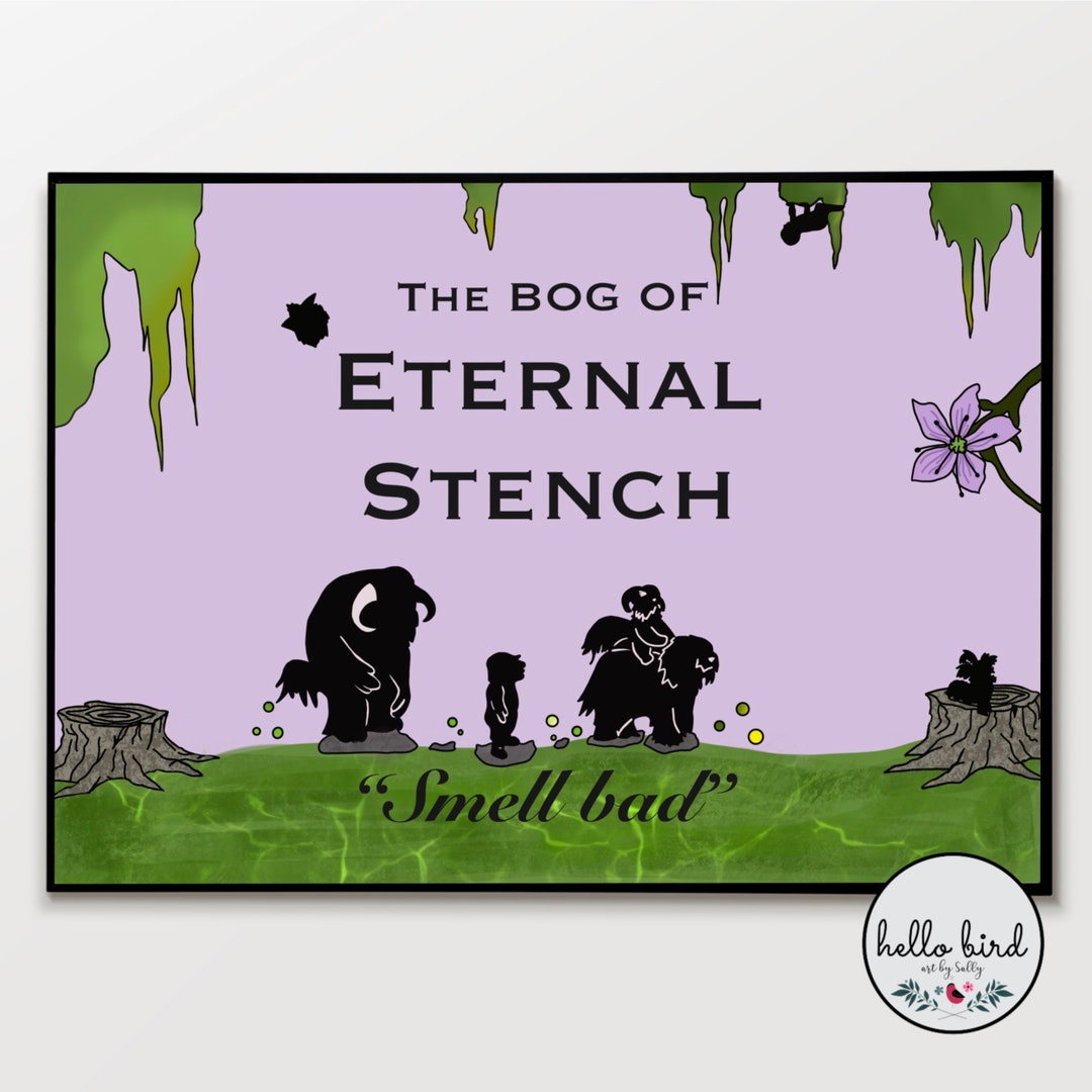 The Bog of Eternal Stench Wall Art Print (unframed) | Labyrinth Movie ...