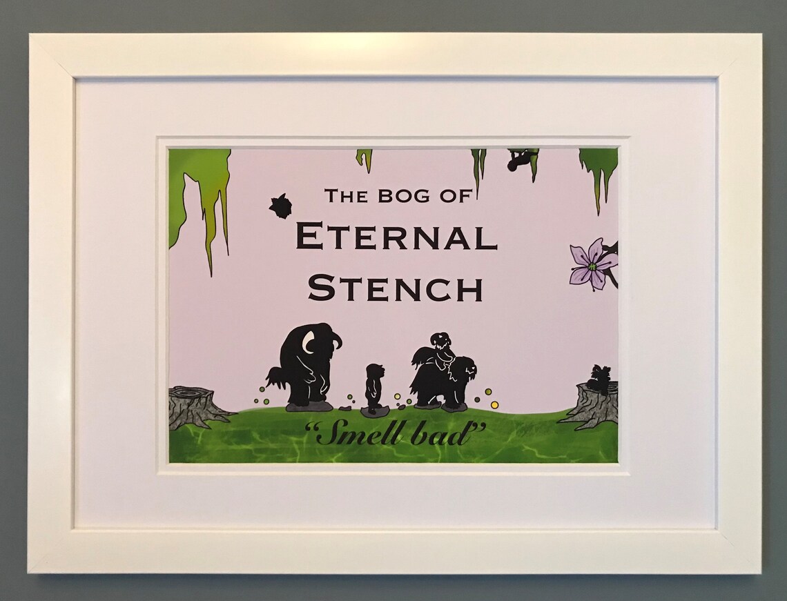 The Bog of Eternal Stench Wall Art Print (unframed) | Labyrinth Movie ...