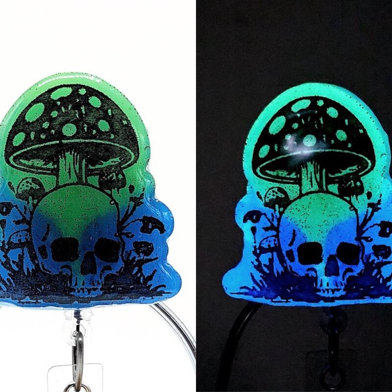 Blue Badge Holder Gothic - Etsy