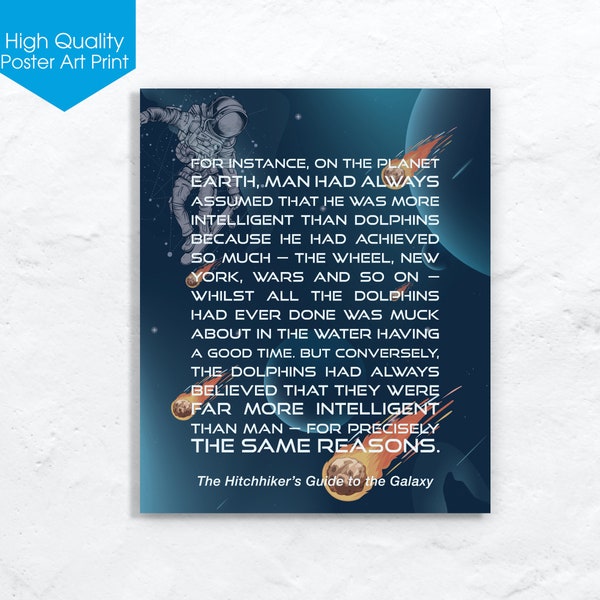 Hitchhikers Guide - Etsy