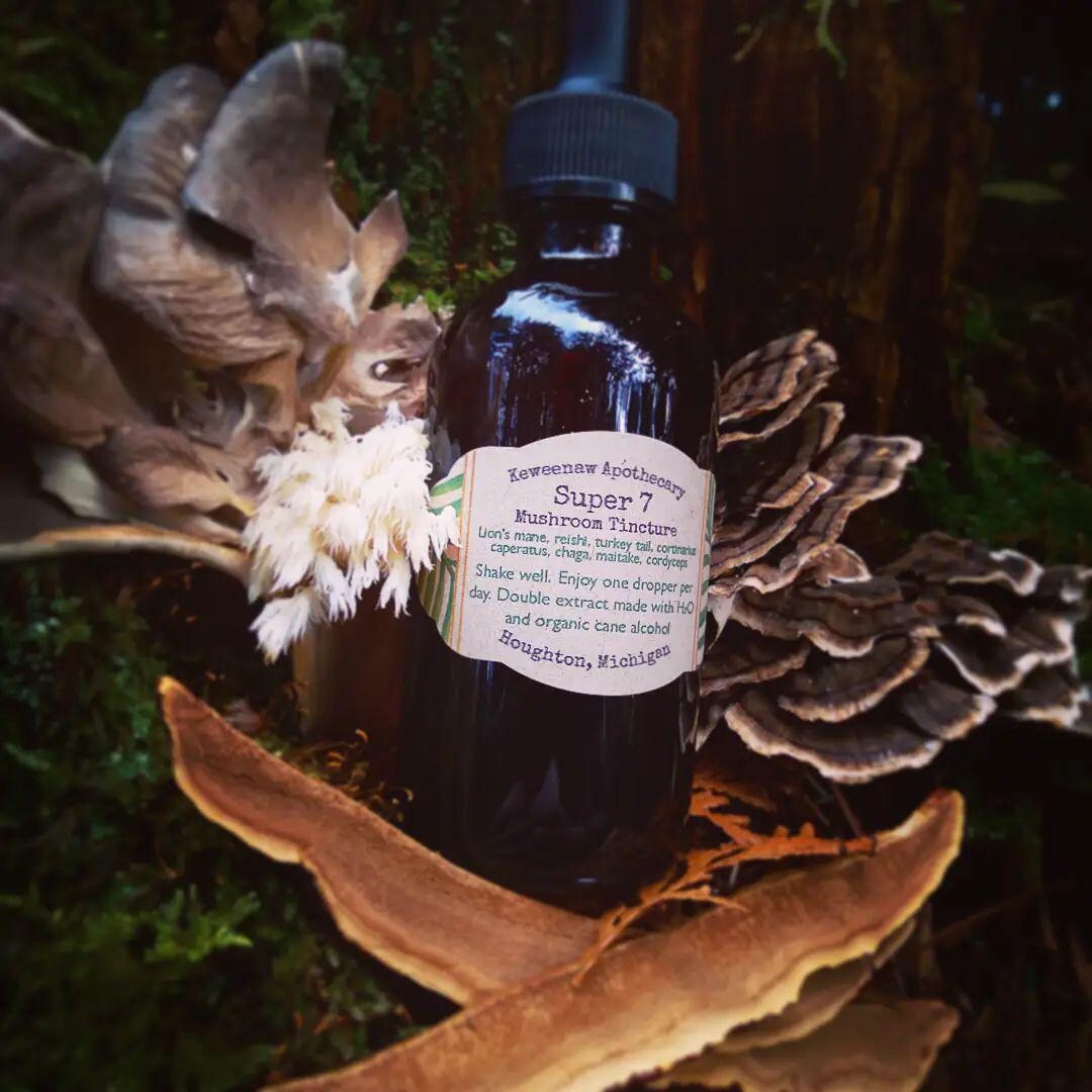 SUPER 7 Mushroom Blend 2oz Tincture - Etsy
