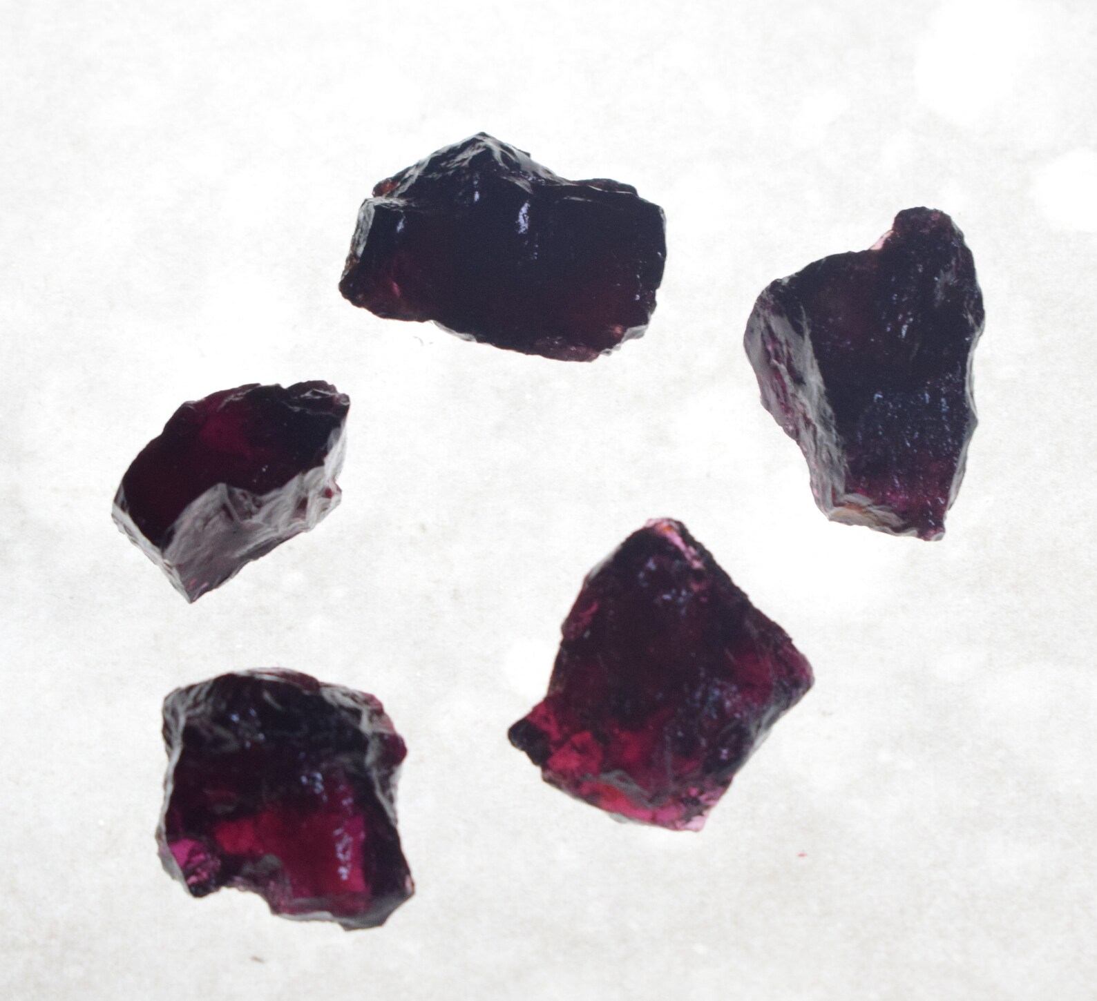 5 Pcs Natural Garnet Rough Lot Raw Garnet Gemstone Genuine - Etsy