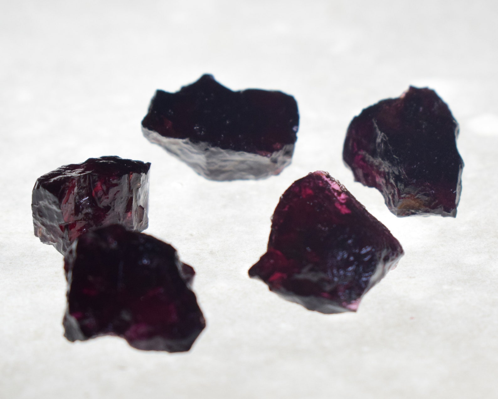 5 Pcs Natural Garnet Rough Lot Raw Garnet Gemstone Genuine - Etsy