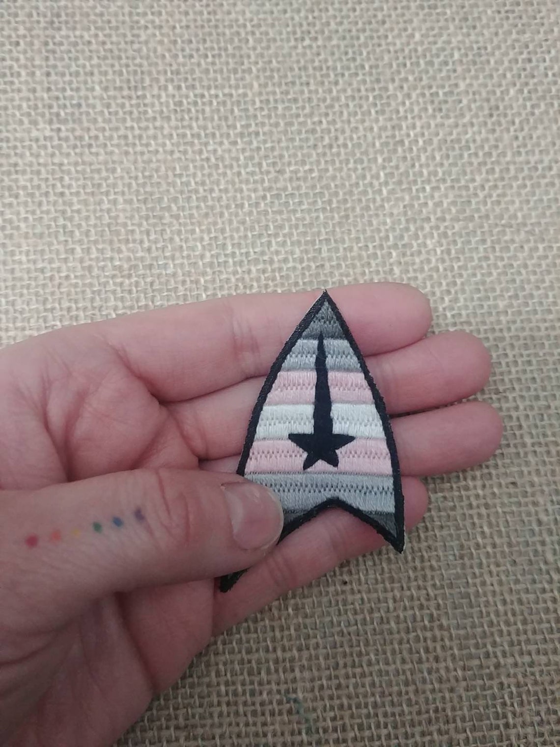 Delta Patch Star patch Trek patch Comm Badge Insignia | Etsy