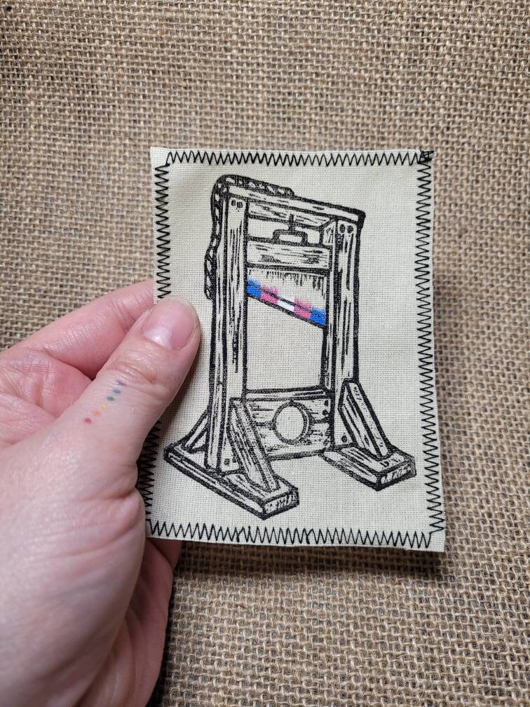 Guillotine Patch, Trans Pride Patch, Trans Patch, Pride Patch, LGBTQ ...