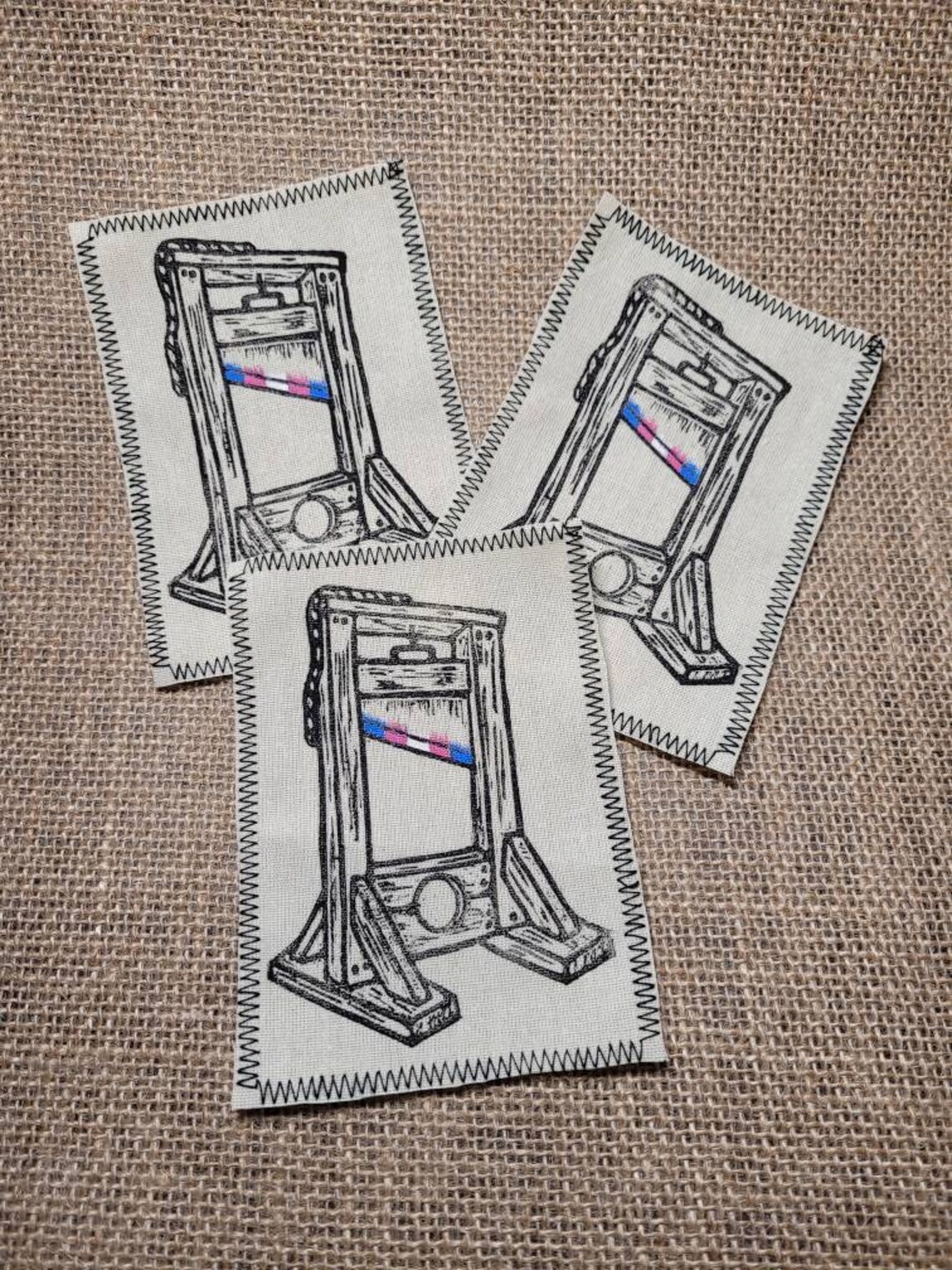 Guillotine Patch, Trans Pride Patch, Trans Patch, Pride Patch, LGBTQ ...