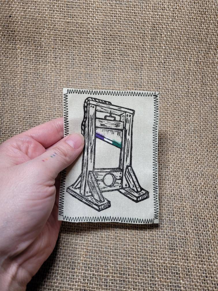 Guillotine Patch Genderqueer Genderqueer Patch Pride Patch - Etsy