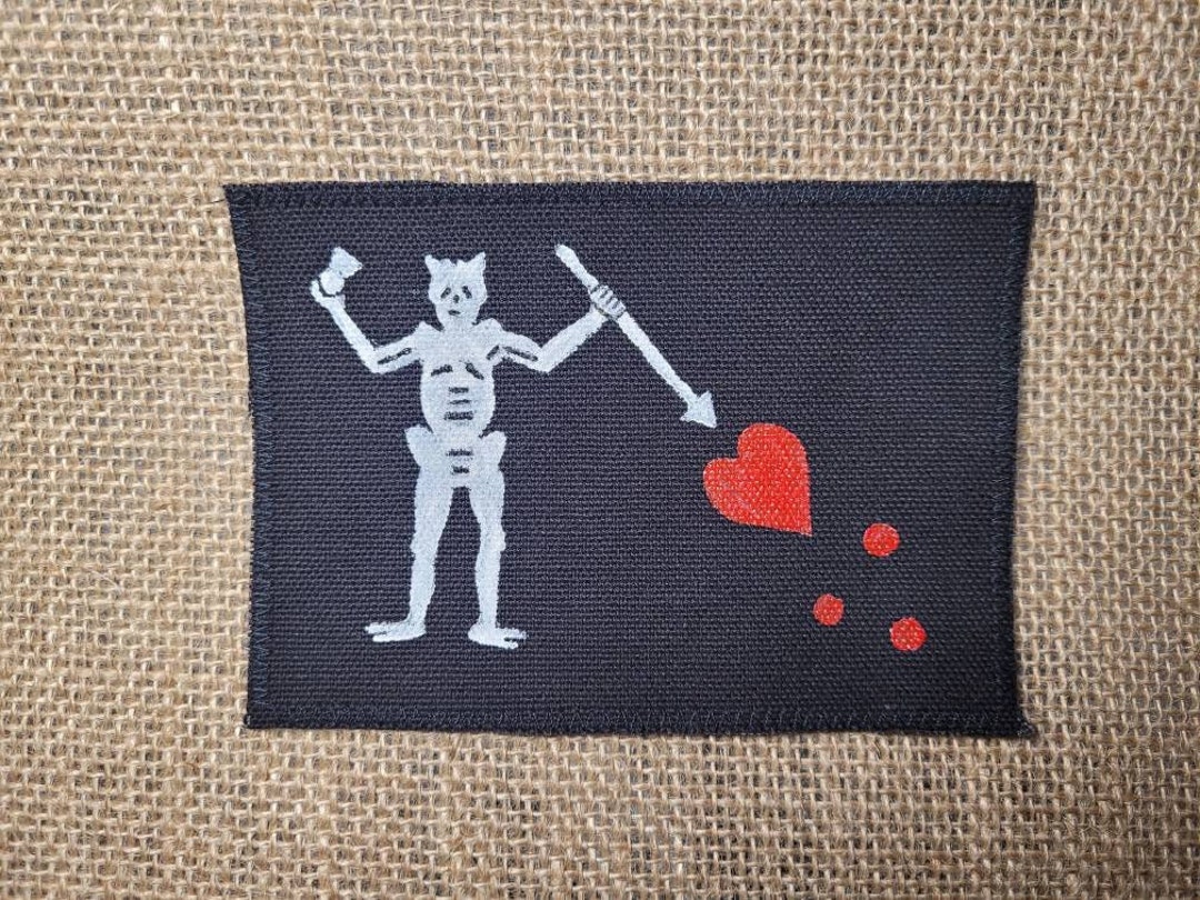 Pirate Patch Pirate Flag Patch Blackbeard Patch Blackbeard - Etsy