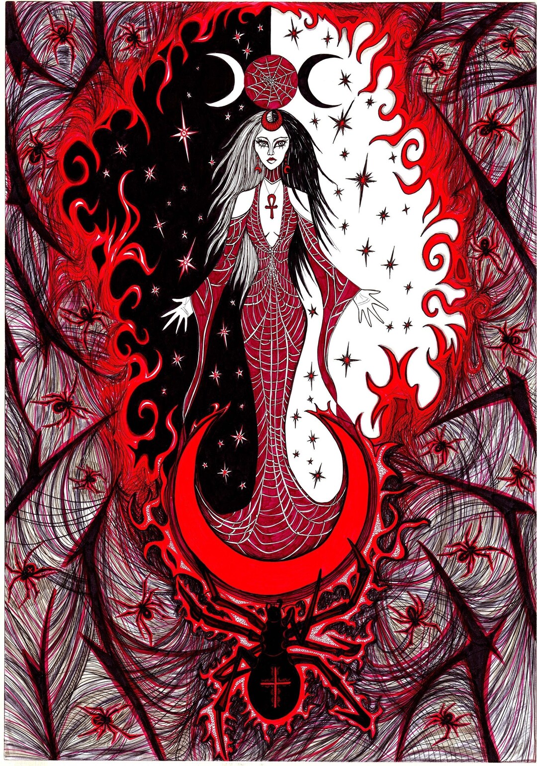 The Typhonian High Priestess - Giclee (fine Art) Print - Etsy