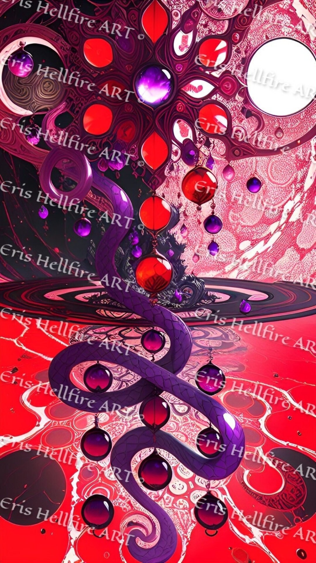 Qabalistic Tree of Knowledge Snake Lilith Digital Download - Etsy