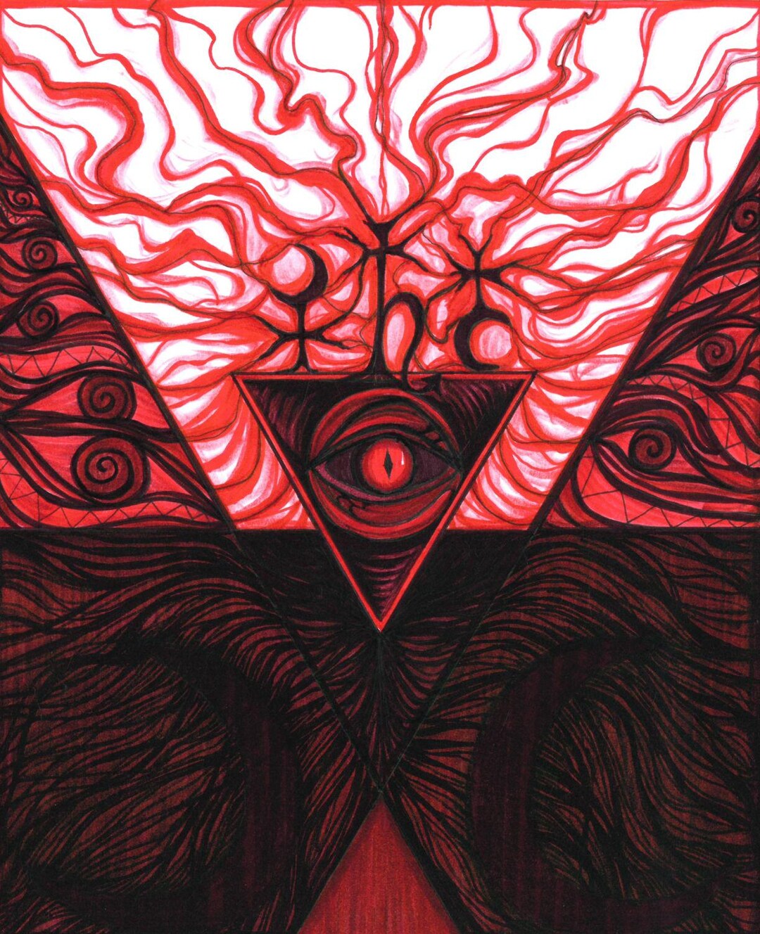 Eye of Lilith Original Esoteric Art (traditional) - Etsy