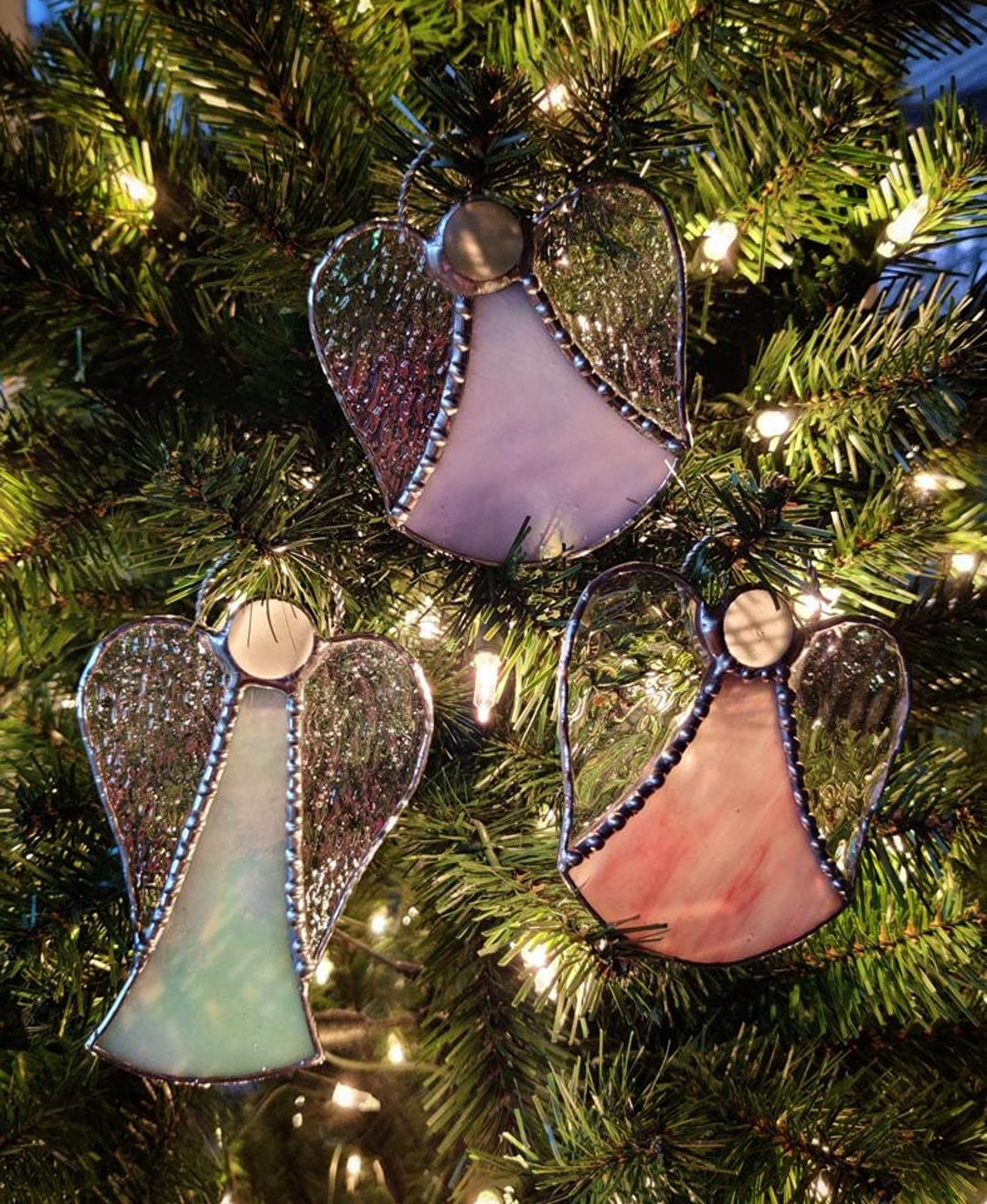 Simple Angels Stained Glass Patterns - Etsy