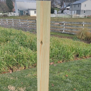 Wooden Post, Color Options Amish Painted, Made of Yellow Pine, Size ...