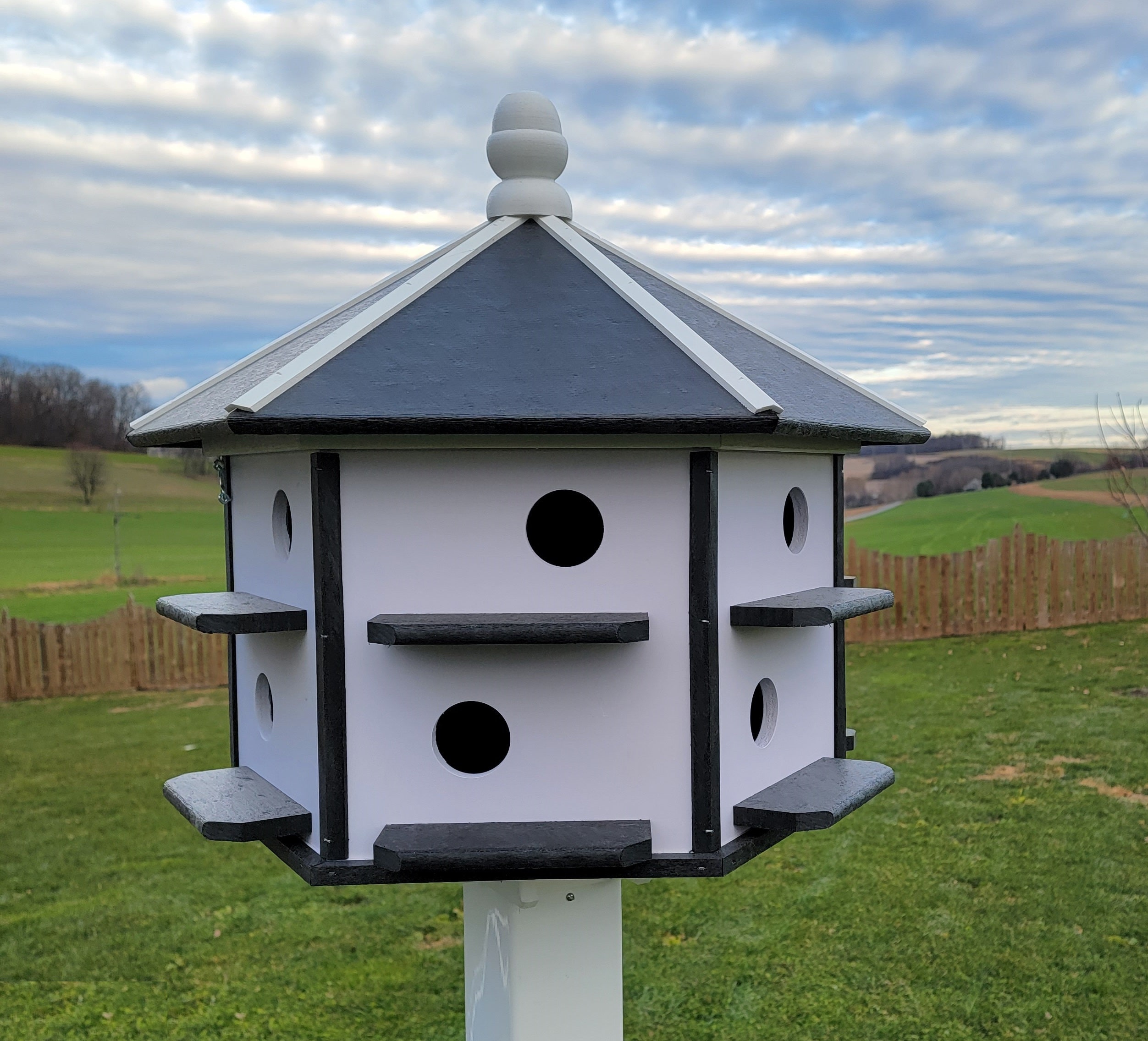 Purple Martin - Bird House - 12 Nesting Compartments - Amish Handmade ...