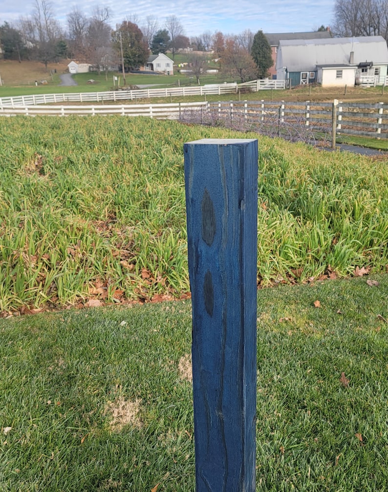 Wooden Post, Color Options Amish Painted, Made of Yellow Pine, Size ...