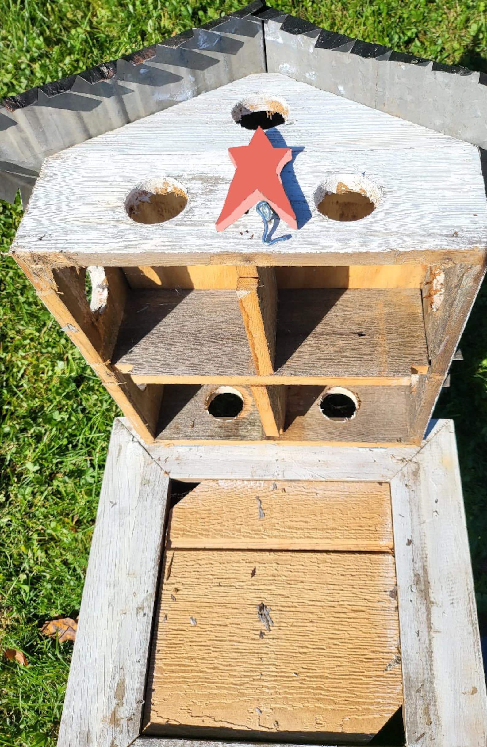 Martin Birdhouse Amish Handmade Primitive Design 10 - Etsy