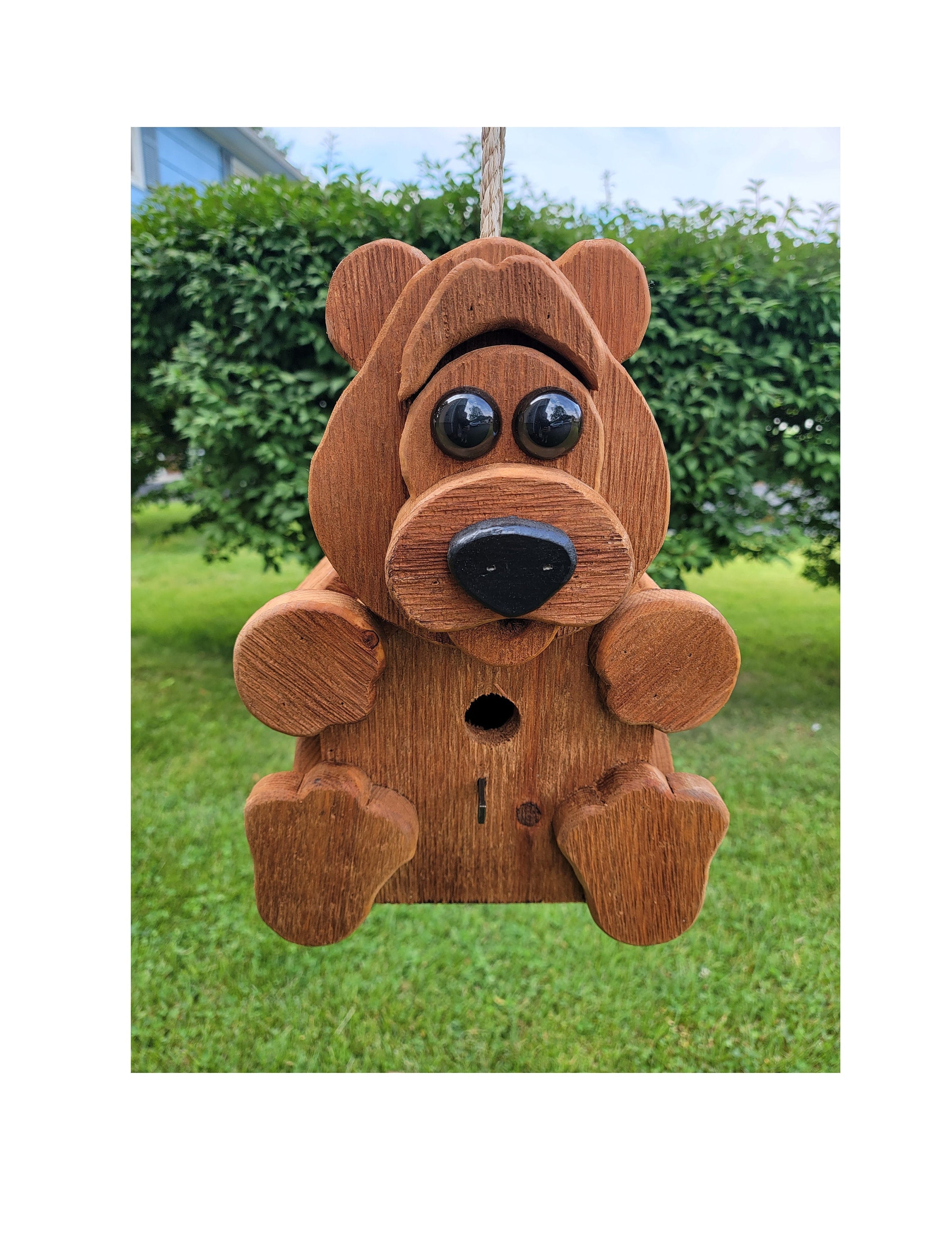 Feeders & Birdhouses Birdhouse Outdoor Amish Handmade 1 Nesting ...