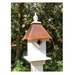 Vinyl Post for Birdhouse or Bird Feeder, Inner Wooden Post Included ...