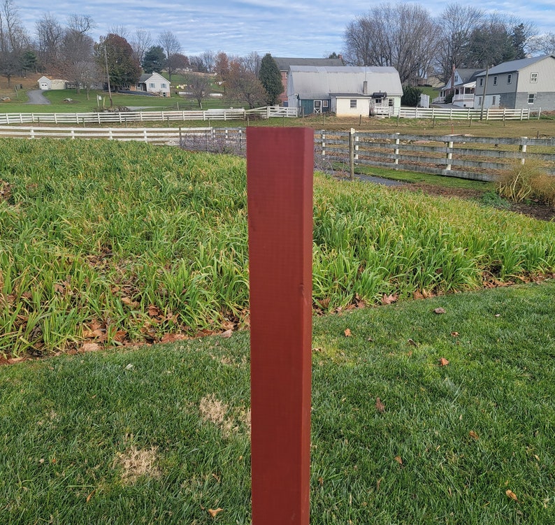 Wooden Post, Color Options Amish Painted, Made of Yellow Pine, Size ...