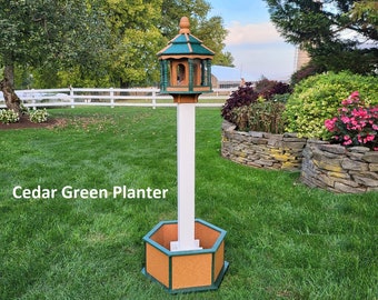 Birdhouse Post Planter - Etsy