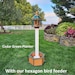 Vinyl Post for Birdhouse or Bird Feeder, Inner Wooden Post Included ...