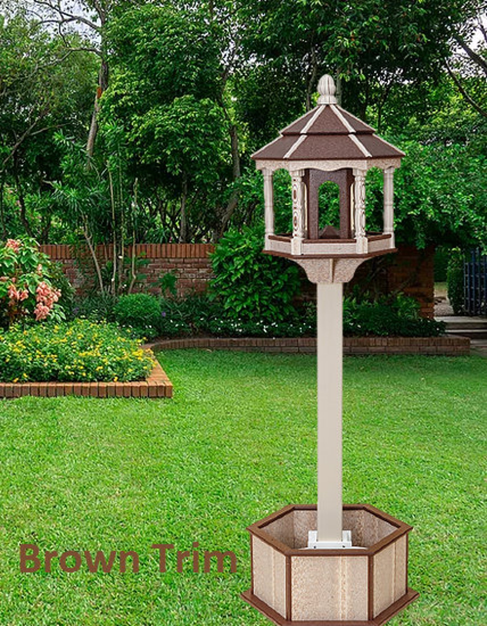 Bird House Planter Bird Feeder Planter Pack of 4ft Post | Etsy