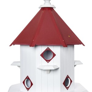 Purple Martin House - 8 Nesting Compartments - Handmade - Castle Design ...
