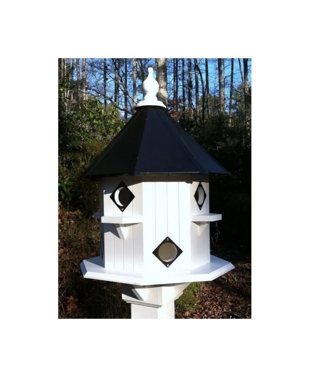 Purple Martin - Bird House - 8 Nesting Compartments - Handmade - Castle ...