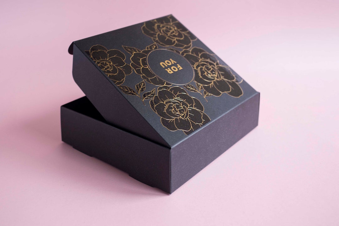 Premium Large Gift Box Gold Foil Best Quality - Etsy