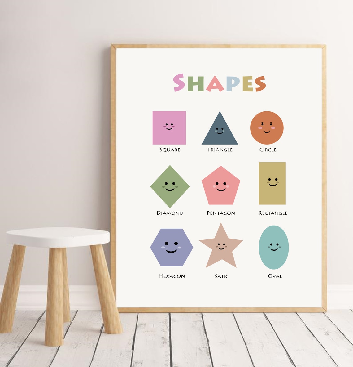 Kids Wall Art Children's Wall Art Nursery Set of 6 - Etsy
