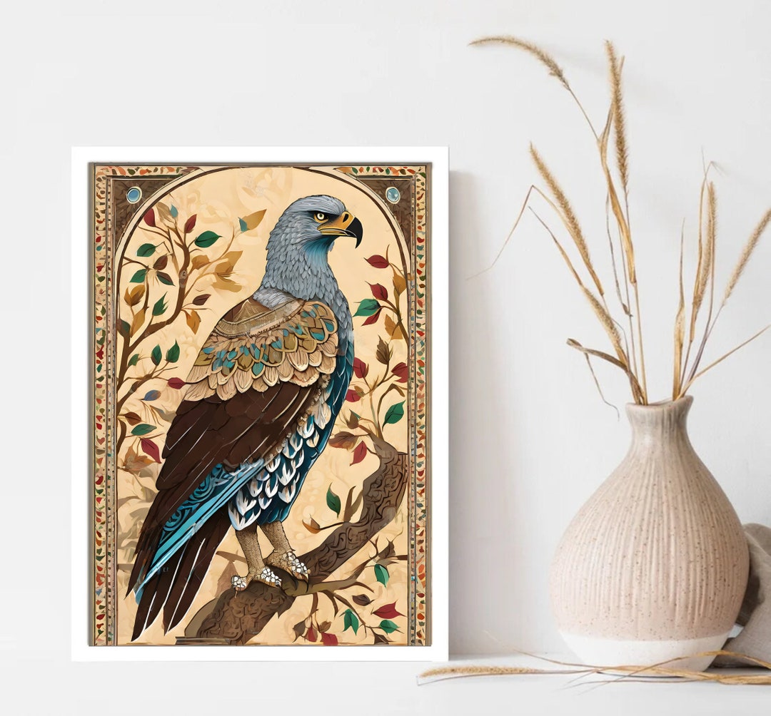 Eagle Print Indian Art Indian Traditional Art Eagle Wall - Etsy