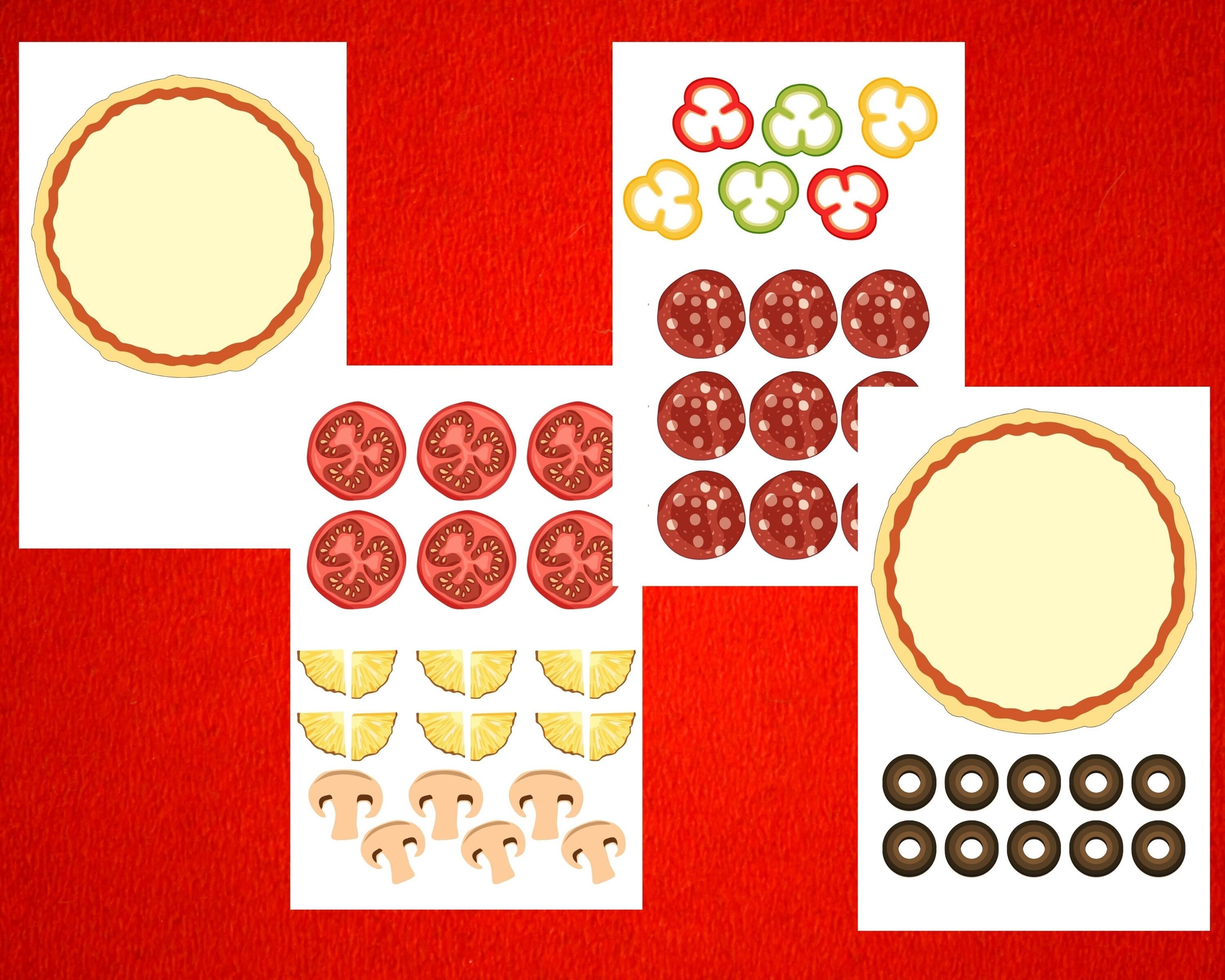 Pretend Play Printable Pretend Play Pizza Pretend Play dramatic Play ...