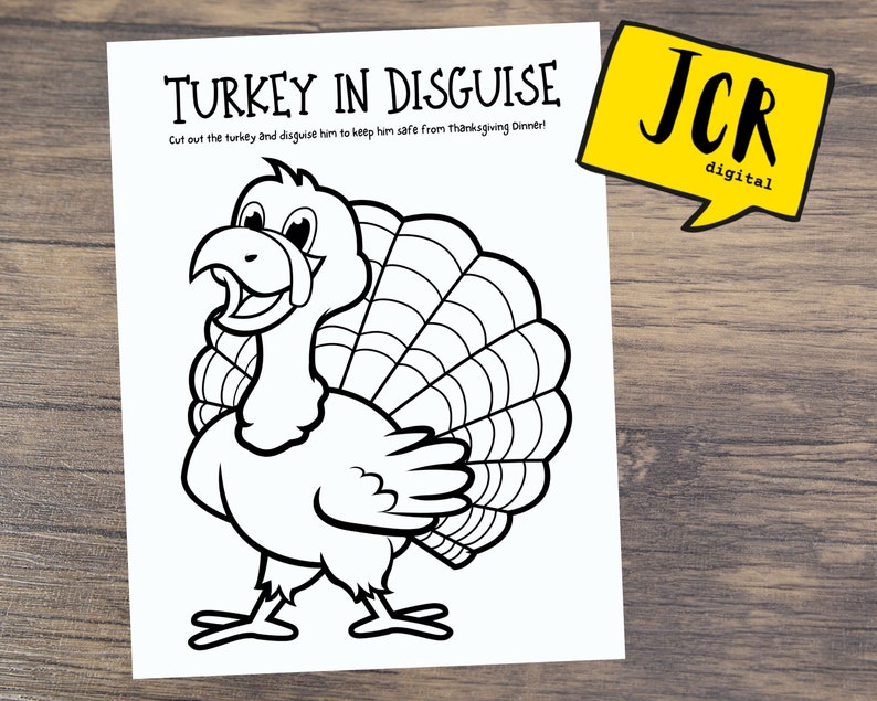 Turkey Disguise Turkey Craft Autumn thanksgiving Game Fall Crafts DIY ...