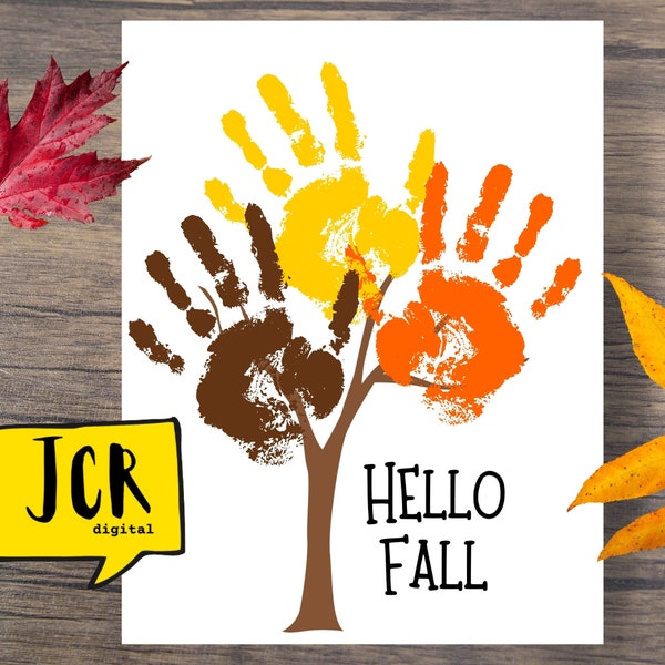 Handprint Tree - Etsy