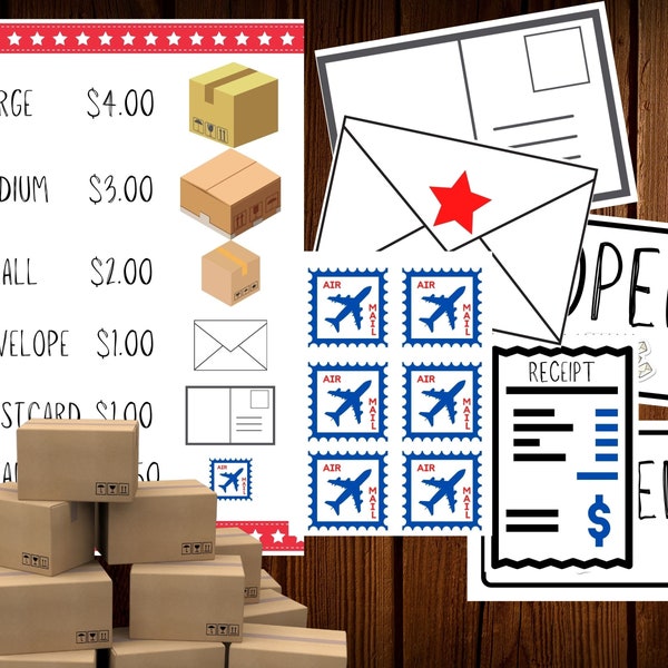 Postman Pretend Play - Etsy