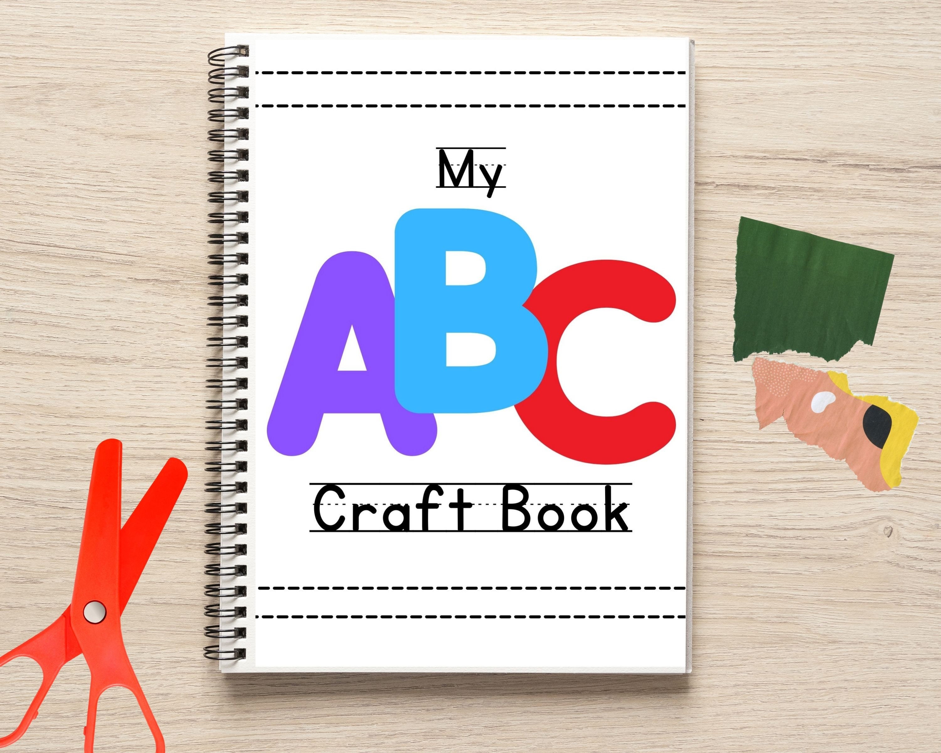 Alphabet Craft Printable Learning Letters - Etsy