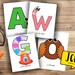 Alphabet Craft Printable Learning Letters-abc Craft Alphabet ...