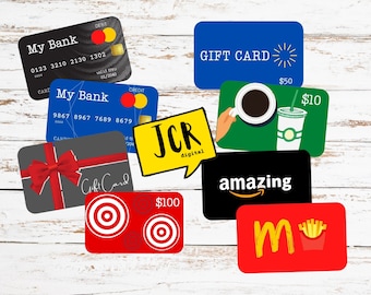 Pretend Checks & Credit Cards Play Money Montessori - Etsy