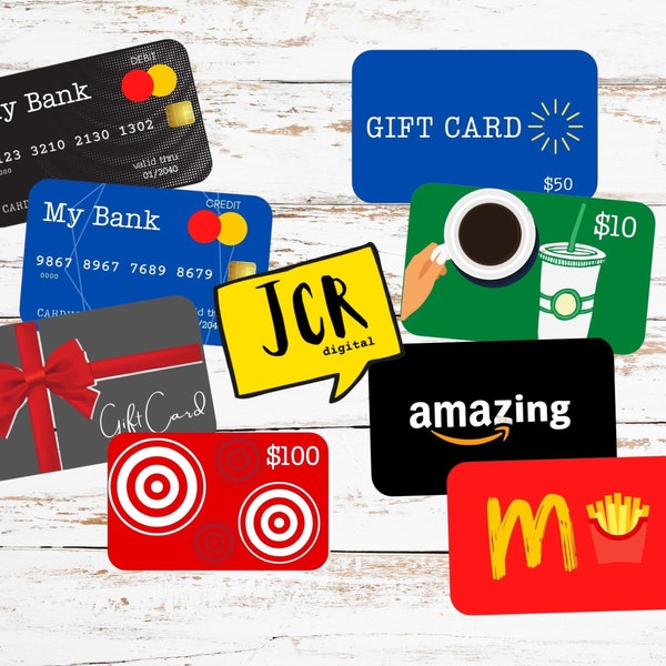 Fake Credit Cards - Etsy