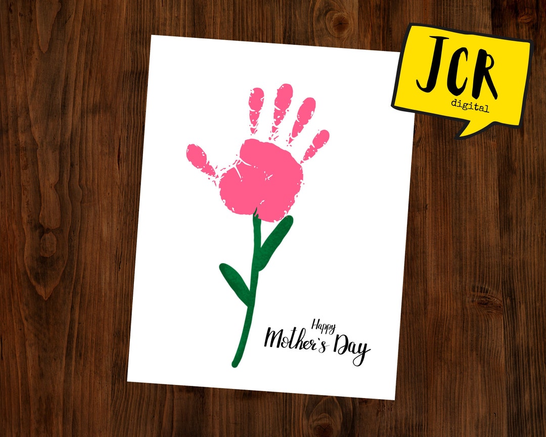 Mother's Day Handprint Craft Toddler Craft Handprint Keepsakes Crafts ...