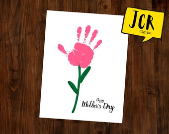 Mother's Day Handprint Poem Craft Toddler Craft Handprint Keepsakes ...
