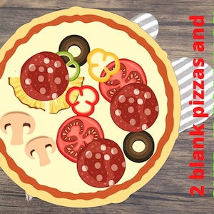 Pretend Play Printable Pretend Play Pizza Pretend Play dramatic Play ...